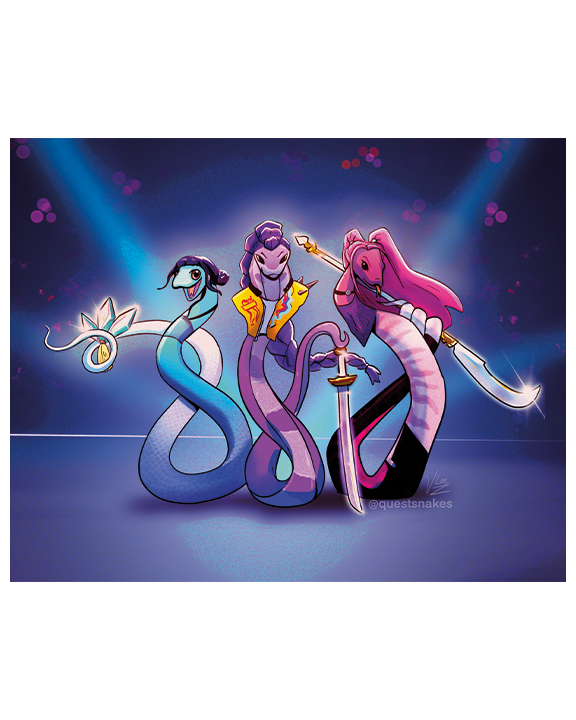 Snake Pop Demon Hunters Print – Quest Snakes